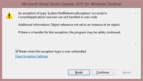 c console application try catch block doesn t work for tasks