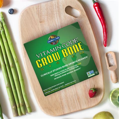 Grow Bone System 1 Kit Vitamin Code Garden Of Life