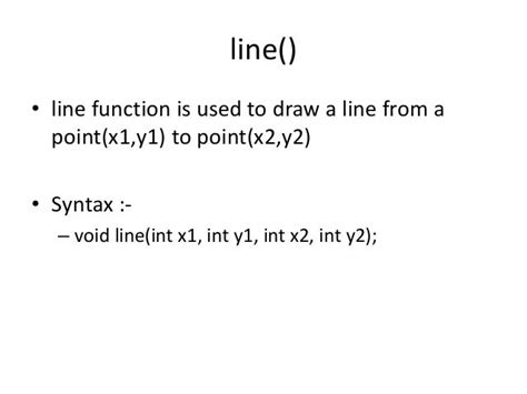Graphics In C Programming
