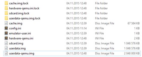 eclipse android emulator always with 533mb of internal storage
