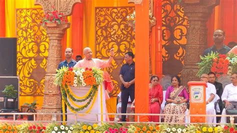 Cm Yogi Gorakhpur Visit अपराधियों को सीएम योगी की कड़ी चेतावनी अब
