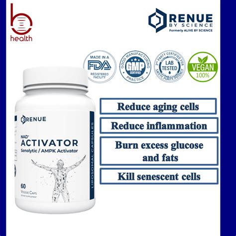 Renue By Science Exp 0624 Nad Activator Senolytic Liposomal