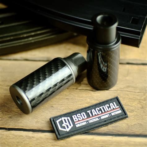 Jual Trident Custom Mini Cqb Sqb Silencer Carbon 14mm Ccw Import