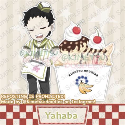 Yahaba Kny Ice Cream Cafe 2023 🍨 Anime Chibi Slayer Anime Demon