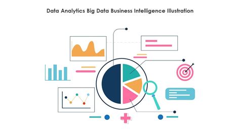 Data Analytics Big Data Business Intelligence Illustration Ppt Template