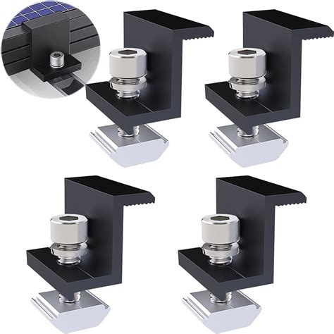 ⭐ การลดราคาครั้งใหญ่⭐ ขายึดแผงโซลาร์เซลล์ Fixing Pv End Clamp แคลมป์