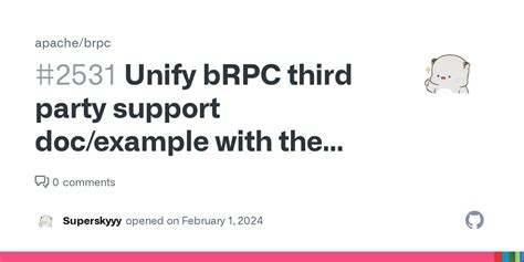 Unify BRPC Third Party Support Doc Example With The Bazel WORKSPACE