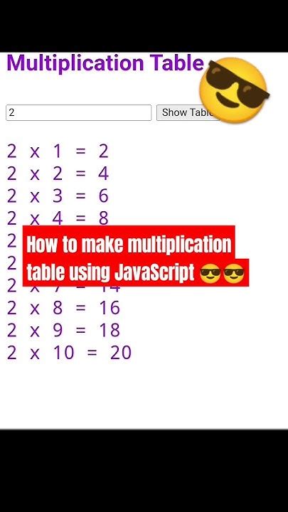 Print A Table Using Javascript Html Codecoding Rap Youtubeshorts Ytshorts Youtube