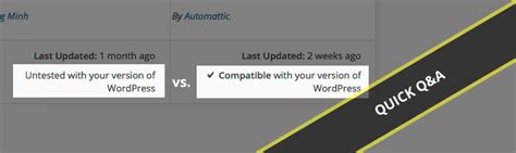 If A Plugin Is Untested With Your Version Of WordPress Should You Use It WpONcall