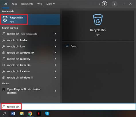 Where Is The Recycle Bin And How To Open It In Windows