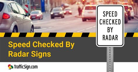 Speed Check By Radar Signs Order Online Fast Shipping