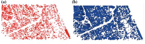 a simplified polygons based on point removal algorithm and b bend