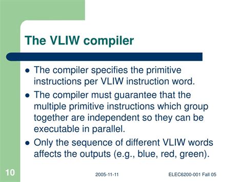 Ppt Very Long Instruction Word Vliw Computer Architecture