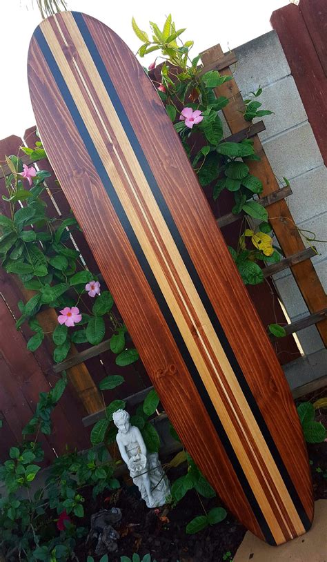 Classic Surfboard Wall Art Hawaiian Surf Decor Coastal Beach