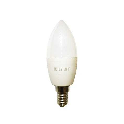 Ampoule Flamme E14 Jaune “ms” 5w Bricodis