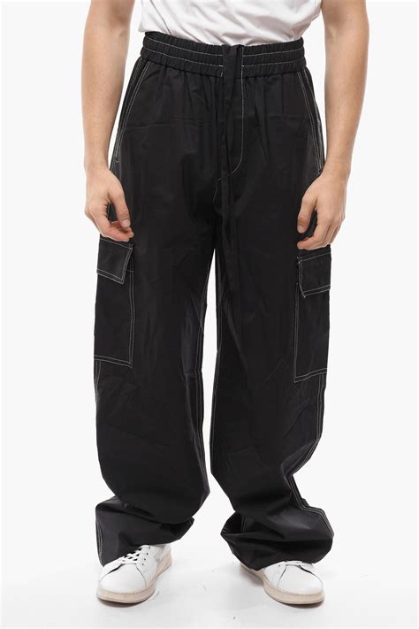 Sunnei Virgin Wool Cargo Pants Men Glamood Outlet