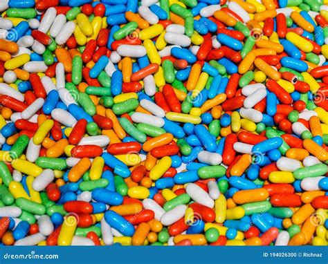 Candy In Form Of Seafood Close Up Traditional Belgian Shell Shape On