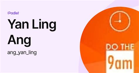 Yan Ling Ang Angyanling Profile Padlet