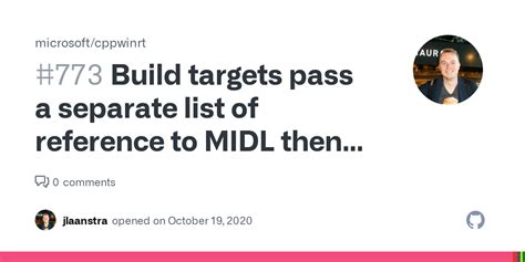 Build Targets Pass A Separate List Of Reference To Midl Then They Generate A Platform Projection