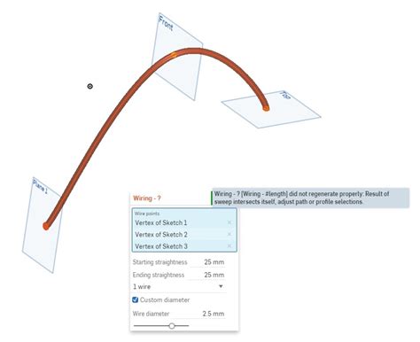 Wiring Feature Update Onshape
