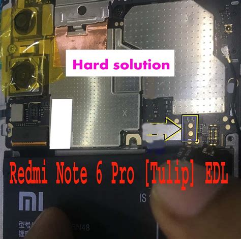 Mi Redmi Note 6 Pro Test Point Edl Mode 9008 Isp Emmc Pinout Images