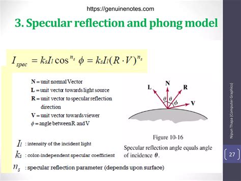 unit 6 illumination models and surface rendering methods pdf 3 d