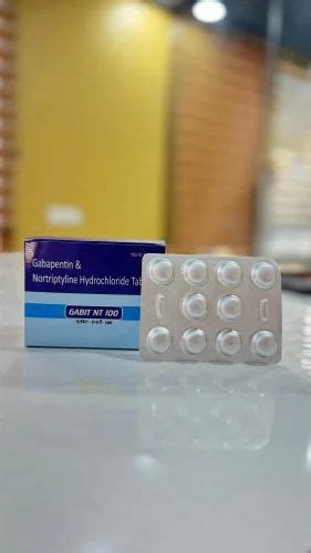 Gabapentin 100 Mg Nortriptyline 10mg At ₹ 1090 Box Gabapentin And Nortriptyline Tablets In
