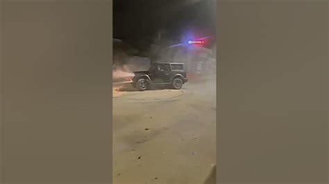 Thar Drift 🦅⚠️ In City Night Mahintra Thar Drift Trendingshorts
