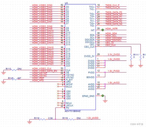 【高速pcb电路设计】4高速电路hdmi原理图概述hdmi接口电路图 Csdn博客