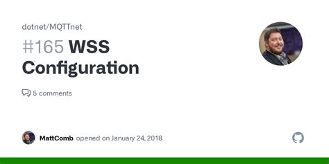 Wss Configuration Issue Dotnet Mqttnet Github