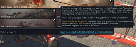 The Datamined Gladiator Helmets Are For The Battle Royale Tournament R Warthunder