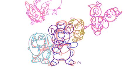 Fnaf2 Pokemon Crossover By Kawaiibakasnowbunny On Deviantart