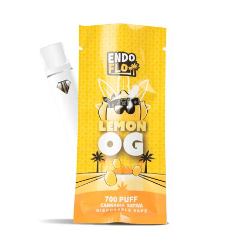 Endoflo Lemon Og Cbd Vape Pen 500mg