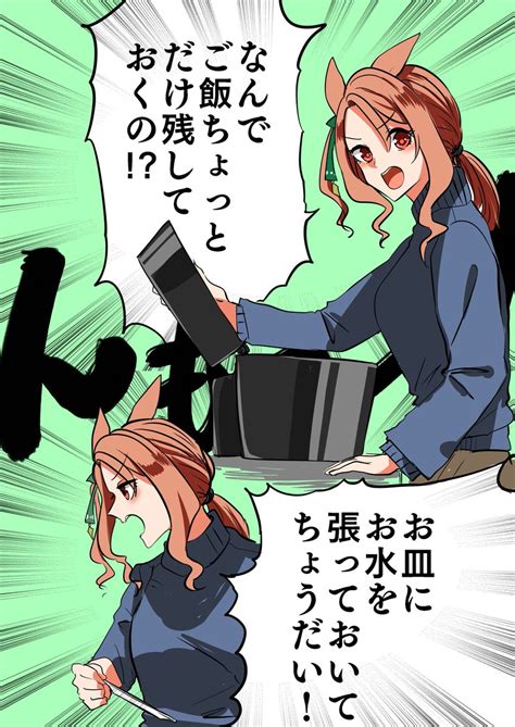 ウマ娘「今年も残りわずかなのでお気に入りの4枚を貼る ウマ娘 1ページ漫画部門4選」すだち1日目東a 07aの漫画