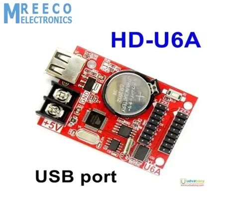Usb Port Single Double Color Led Display Controller Card Hd U6a In Pakistan