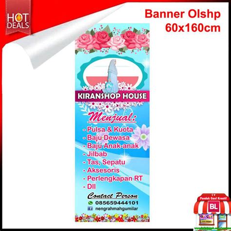 Contoh Desain Spanduk Toko Baju Contoh Banner Olshop Crimealirik Page