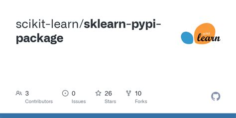 Sklearn Pypi Package README Md At Main Scikit Learn Sklearn Pypi