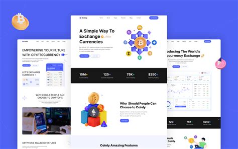 Coinly Website Page Template For Webflow