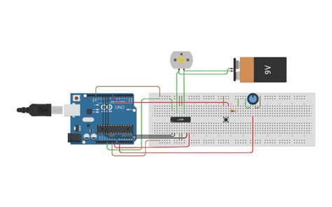 Circuit Design Buton Ile Dc Motorun Yön Kontrolünün Gerçekleştirilmesi