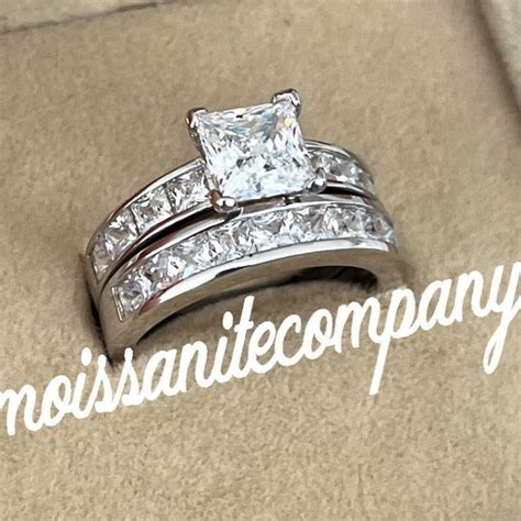 Princess Cut Vvs Diamond Ring Etsy