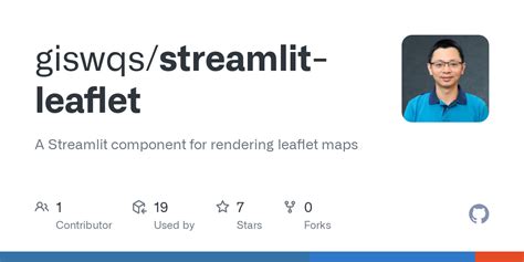 Github Giswqsstreamlit Leaflet A Streamlit Component For Rendering
