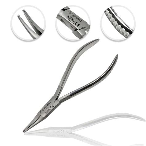 Cynamed Nose Pad Adjusting Optical Pliers Curved Design