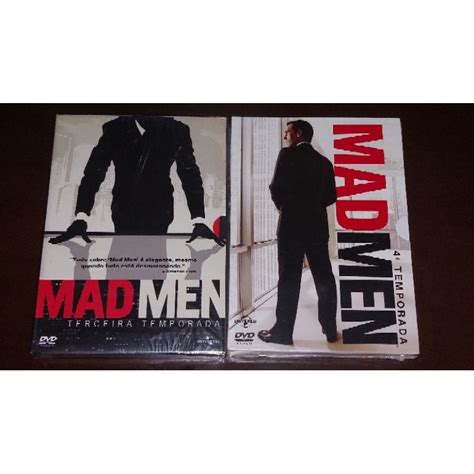 BOX DVD Mad Men Terceira E Quarta Temporada LACRADO DUBLADO Shopee Brasil