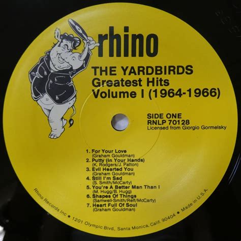 Yahooオークション 46037929 【us盤】the Yardbirds Greatest Hit