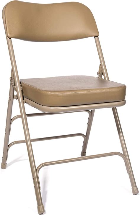 Vinyl Upholstered Folding Chair 2 Pack Heavy Duty Ultra Padded 2 Thick Padded Seat And Back