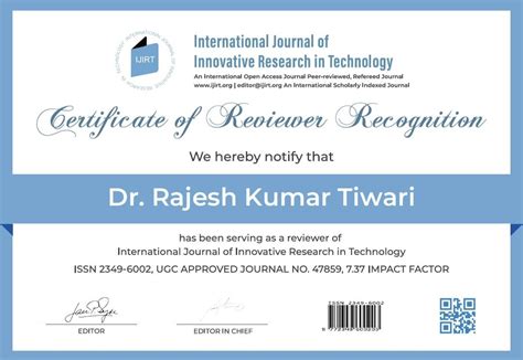 Thrilled To Announce That I Am Finally Recognised As A Reviewer Under
