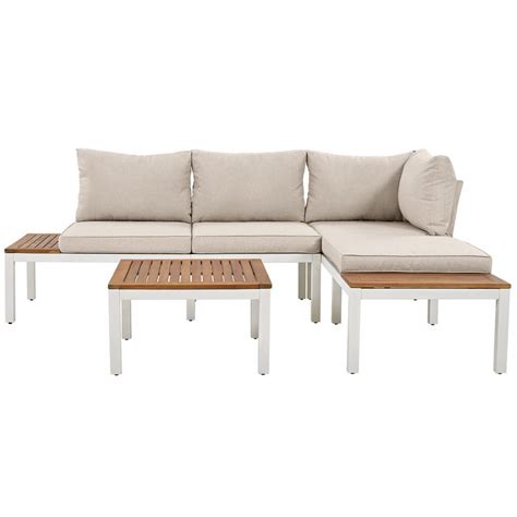 Okwish Gartenlounge Set Balkonmöbel Sitzgruppe Lounge Set Aus