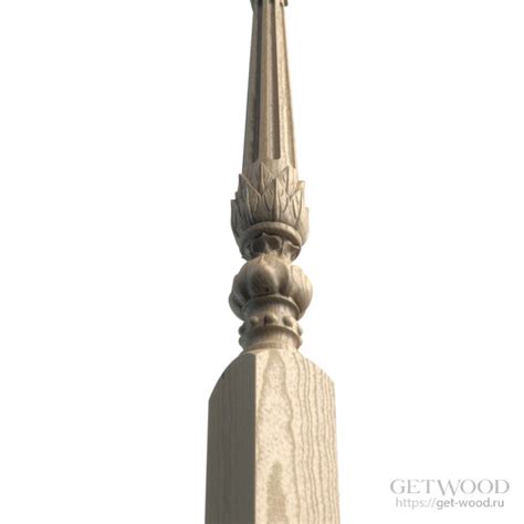 Резная балясина Amsterdam из дерева за 1 512 руб - Get-Wood.ru
