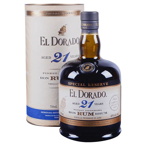 El Dorado 21 Year Guyana Rum 750 Ml Applejack