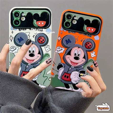 เคสโทรศัพท์มือถือนิ่ม ลายการ์ตูนหนู สีตัดกัน สําหรับ Oppo A18 A38 A58